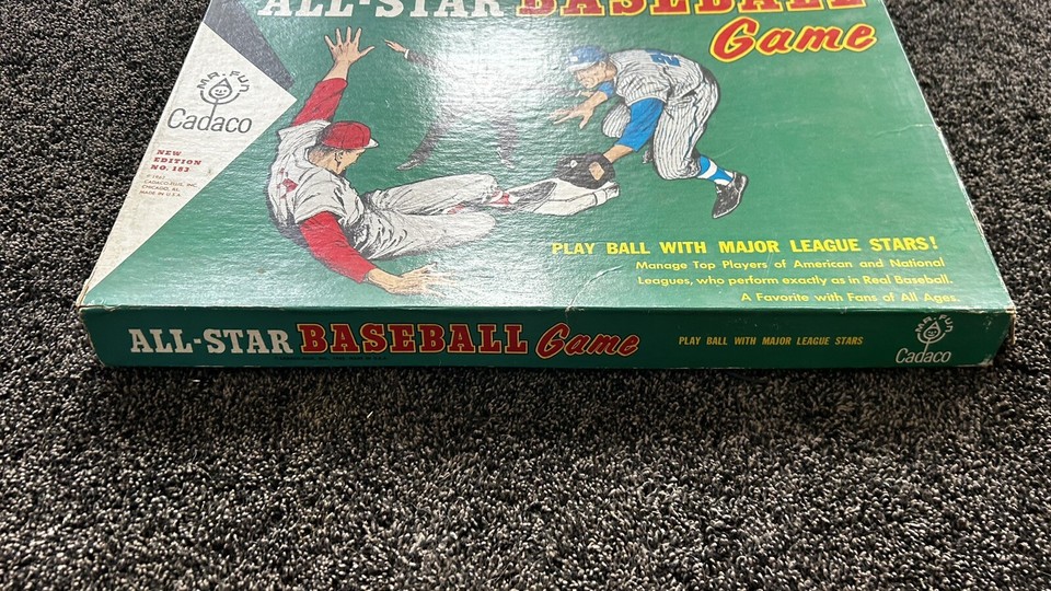 Vintage CADACO All-Star Baseball Board Game 183 1962 | eBay