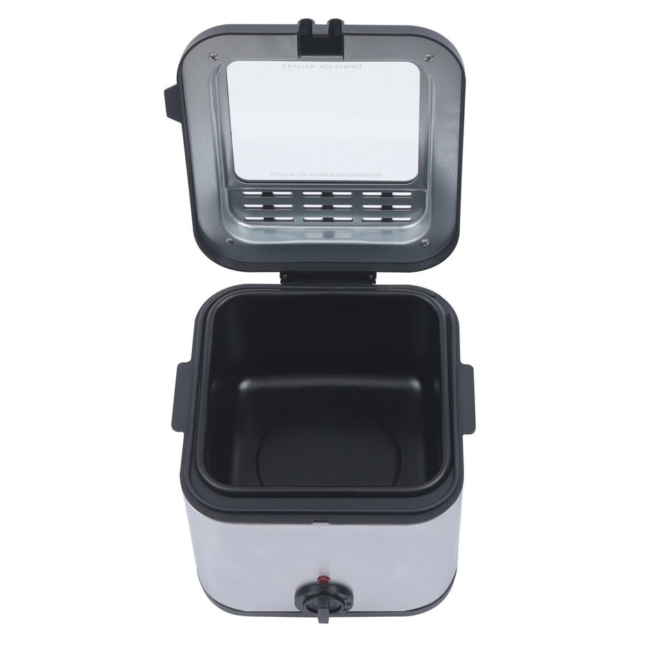 Electric Deep Fryer With Basket Small Fryer Stainless Steel Fish Fryer ...