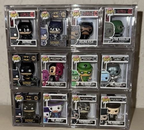 Funko Bitty POP DC Batman Two-Face Riddler Penguin Catwoman Selina Kyle ...