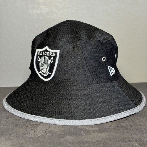 New Era NFL19 Training Camp Oakland Raiders Bucket Hat Football Black ...