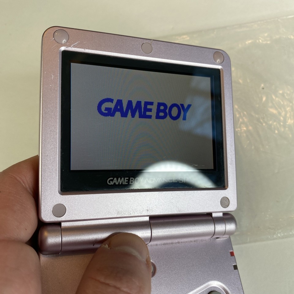 OEM Nintendo GameBoy Advance SP AGS-101 In Box Pearl Pink System ...