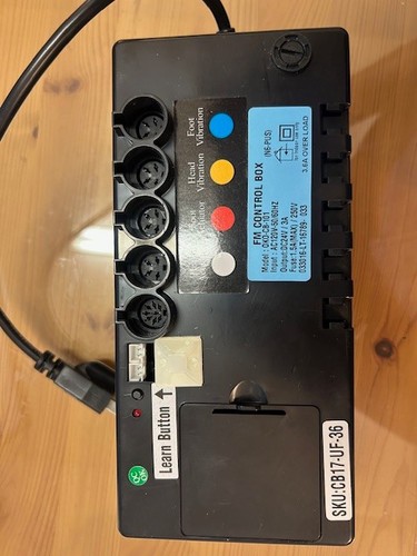 Tempur-Pedic Control Box CB17-UF-36 Model OKO-CB-101 | eBay