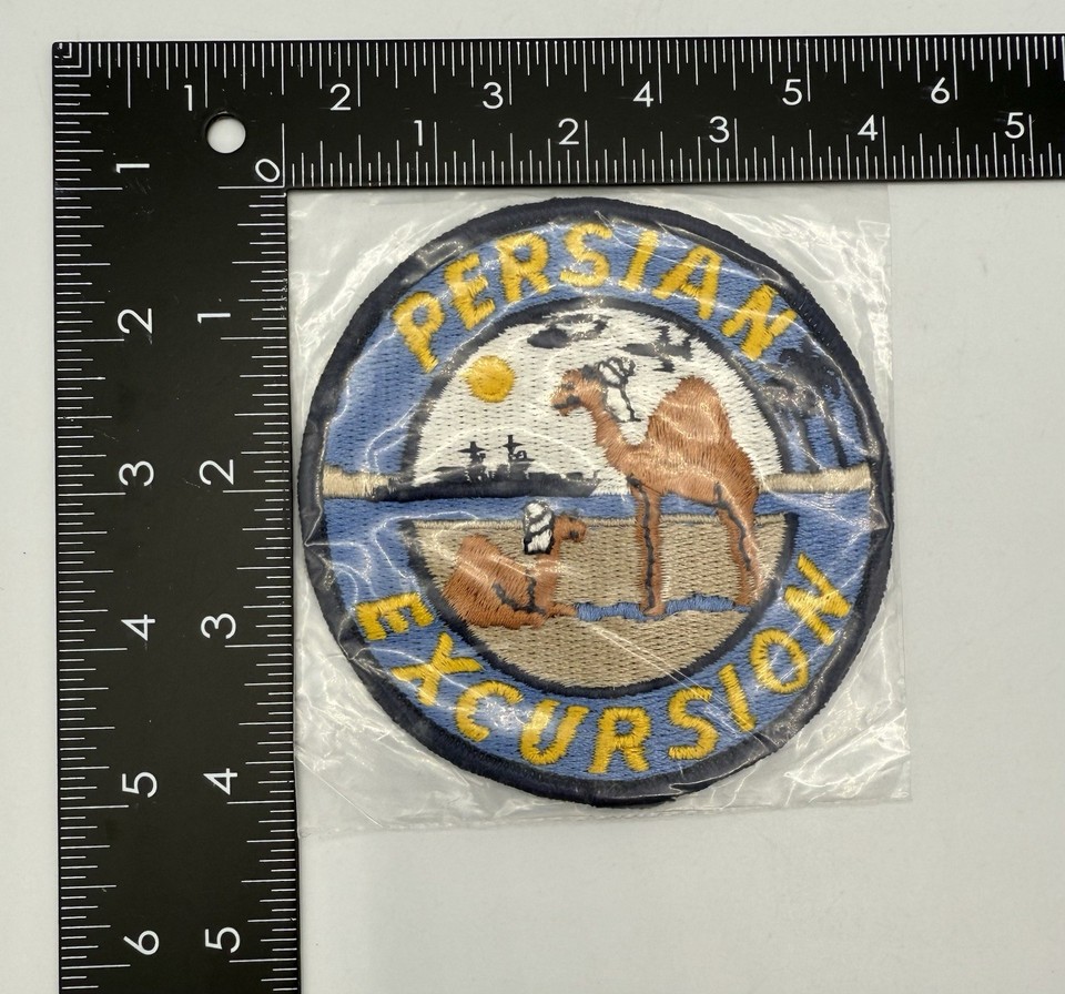 Operation Desert Storm “Persian Excursion” Embroidered Cloth Patch 90s NIP New | eBay