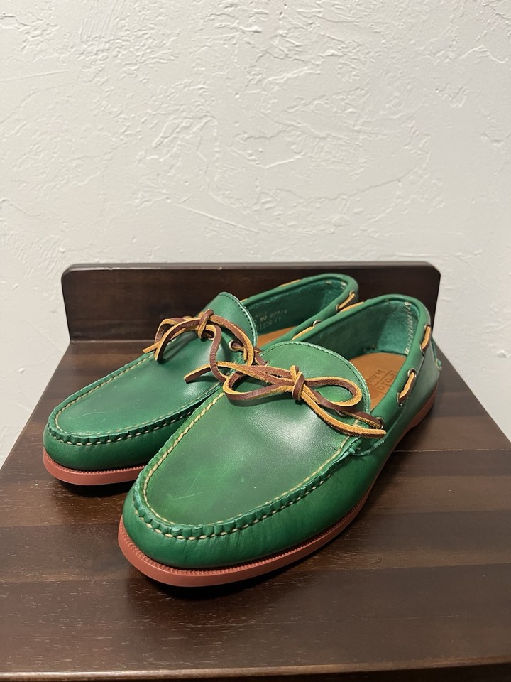 Polo Ralph Lauren Camp Leather Moccasins Made In USA Men's SZ 10 D | eBay