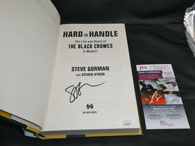 Steve Gorman Signed Book Hard To Handle JSA #GG44678 Black Crowes ...