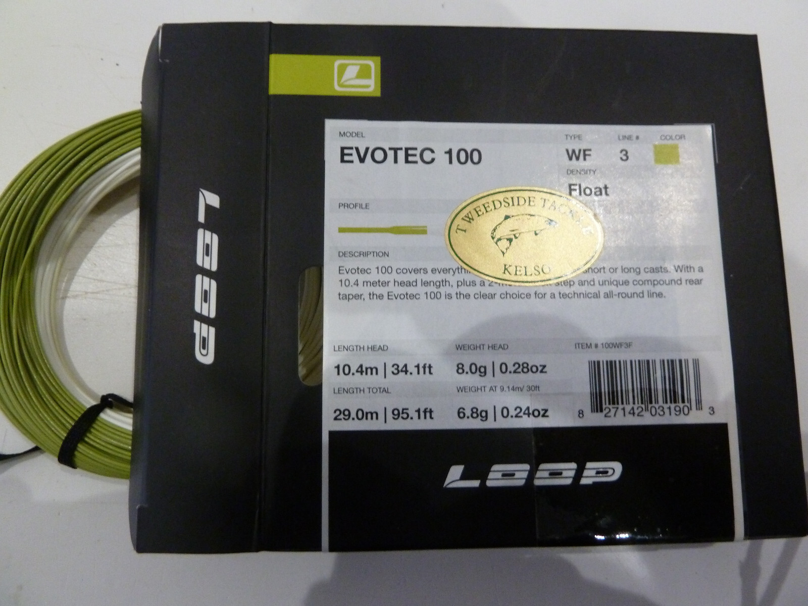 LOOP EVOTEC 100 WF 3 FLOATING LINE NEW BOX DAMAGED BANCRUPT STOCK ...