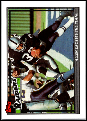 1991 Topps #640 Marcus Allen - Leaders HOF FREE SHIPPING! | eBay