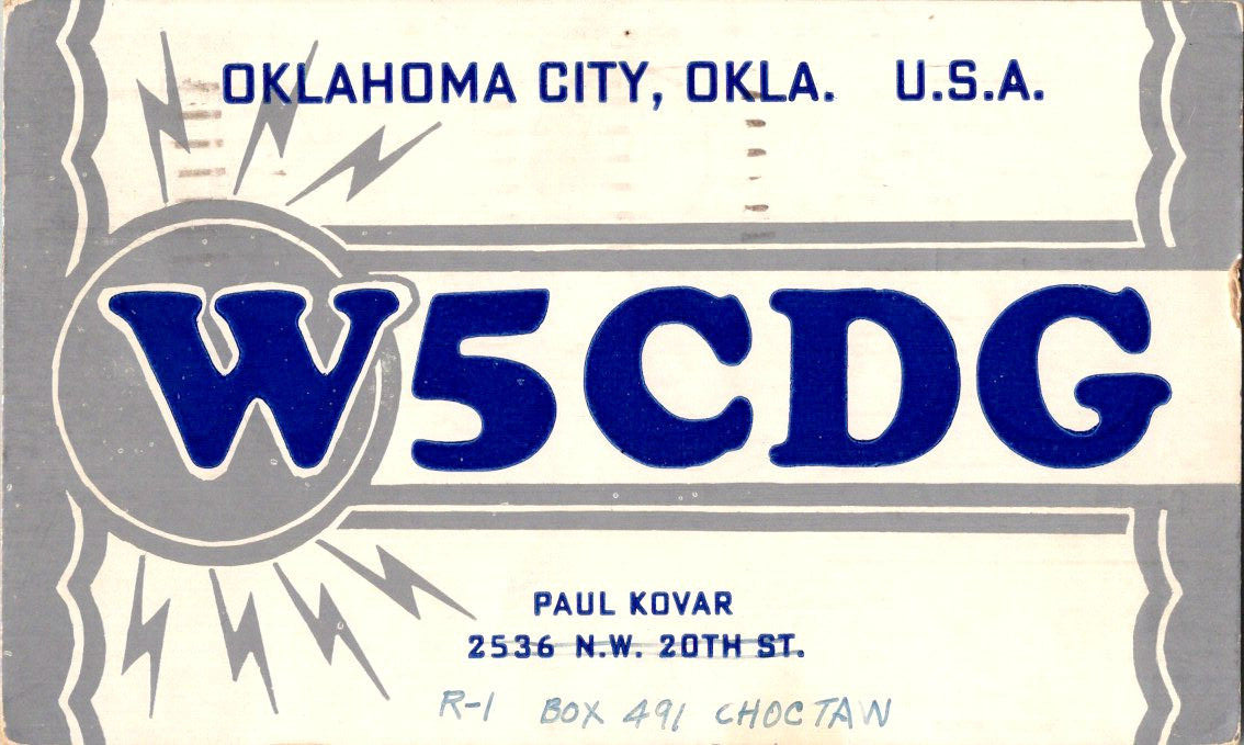 QSL QSO Card CB HAM Radio PostCard | eBay