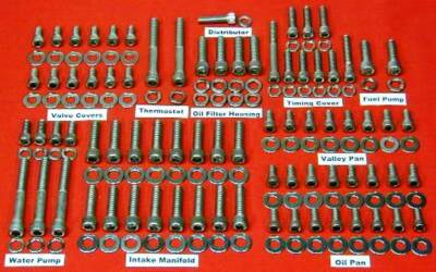 INTERNATIONAL HARVESTER ENGINE BOLTS KIT IH 266 304 345 392 V-8 ...