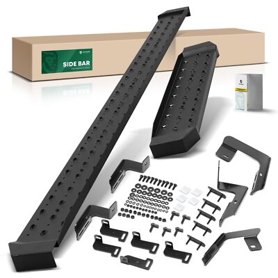 6.5 inch Textured Black Steel Side Step Bars for Ram ProMaster 2500 ...