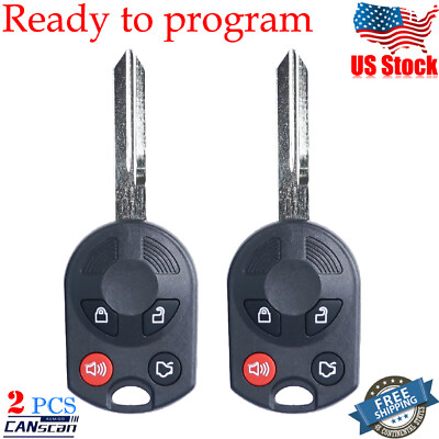 2For 2006 2007 2008 2009 2010 2011 2012 Ford Fusion Key Keyless Entry ...