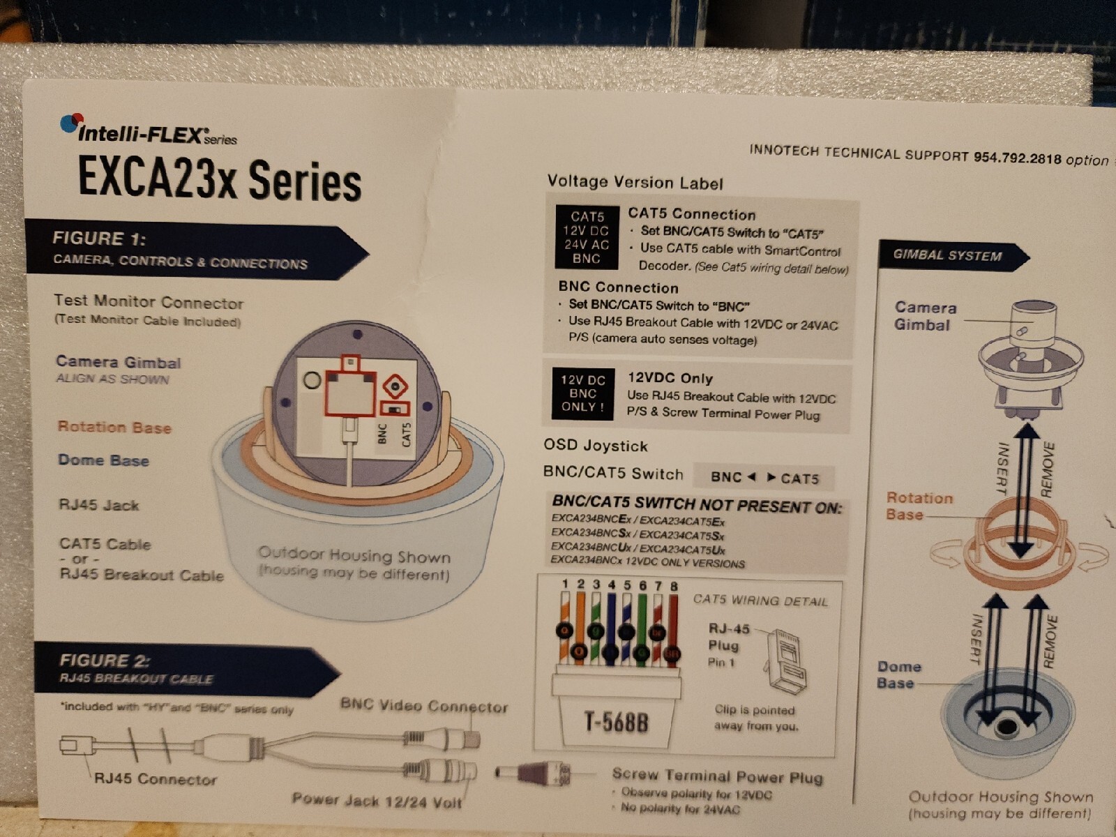 LOT OF 4x Innotech IP Network Security Camera Indoor Dome EXCA233CAT5 ...