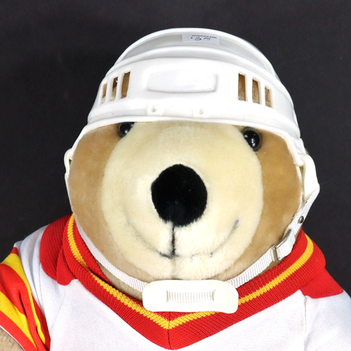 1992 Bobo PRO BEAR Calgary Flames NHL Ice Hockey Player Plush Toy, 22 ...