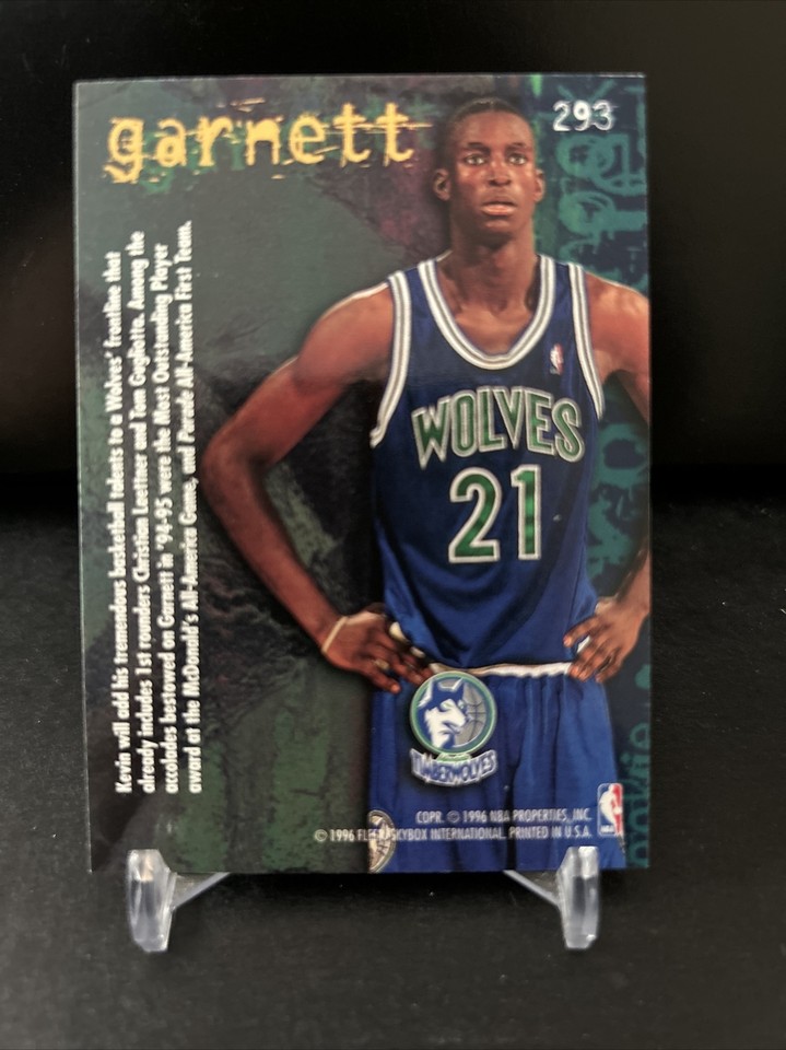 1995-96 Fleer #293 Kevin Garnett Rookie RC | eBay
