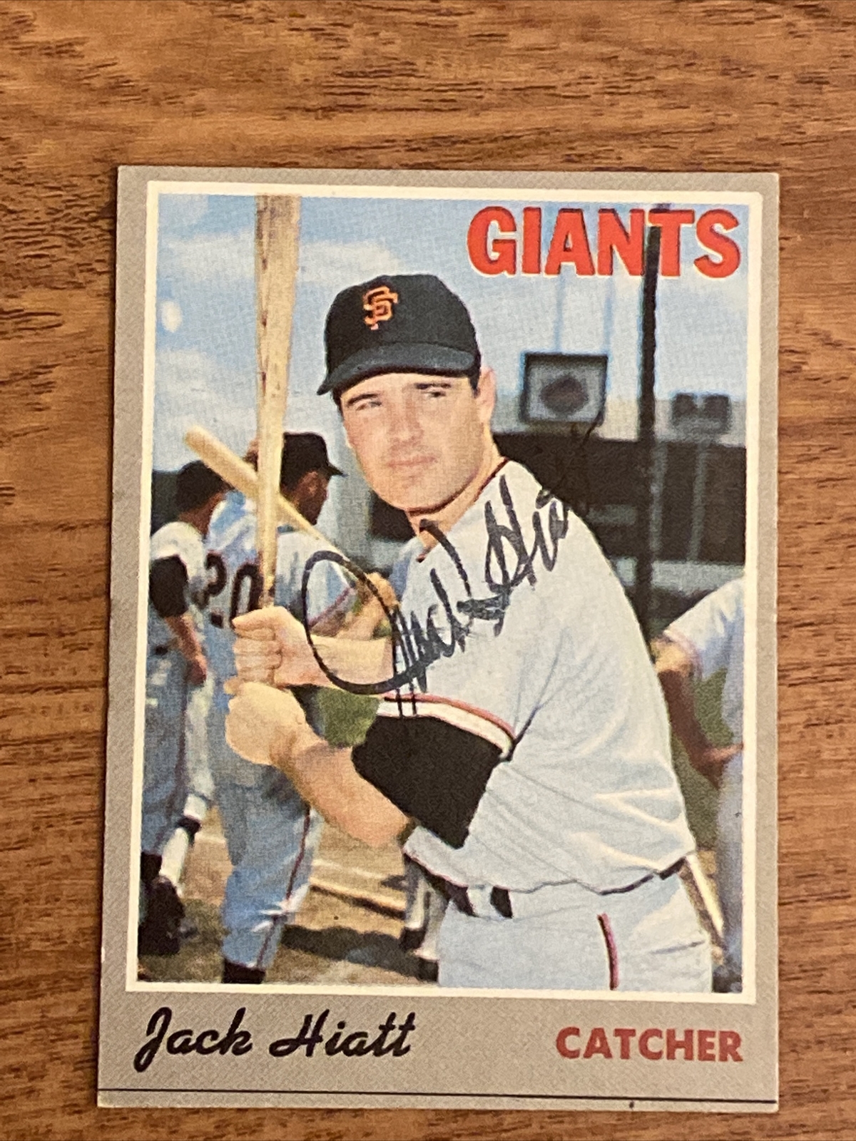 1970 TOPPS #13 JACK HIATT AUTOGRAPHED Card - SAN FRANCISCO GIANTS | eBay