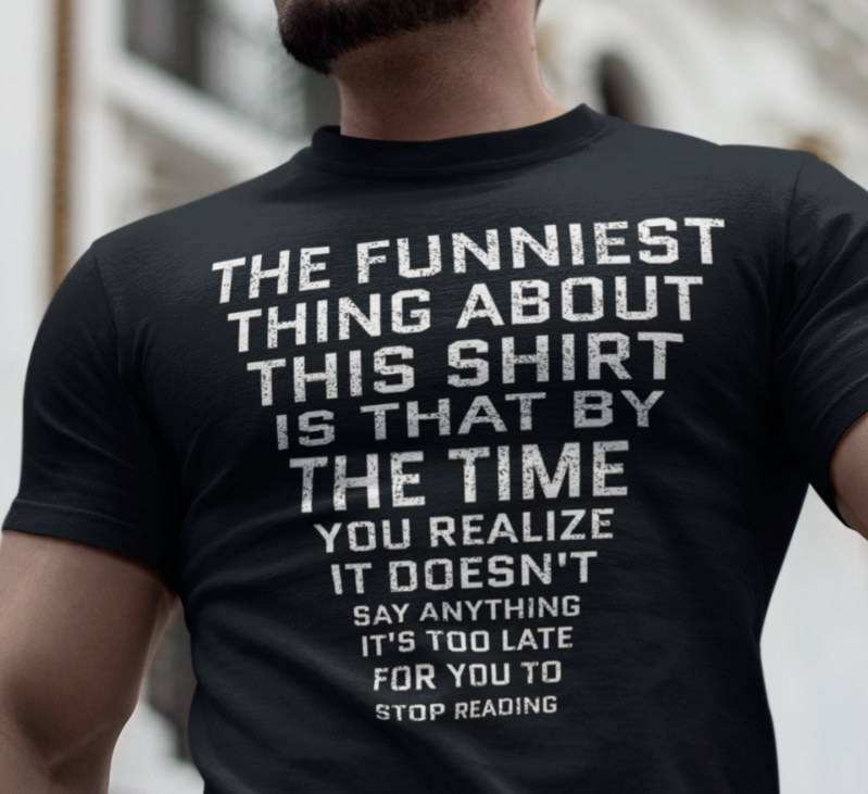 Mens Humorous Graphic T-Shirt Joke Sarcastic Graphic Novelty Funny T ...