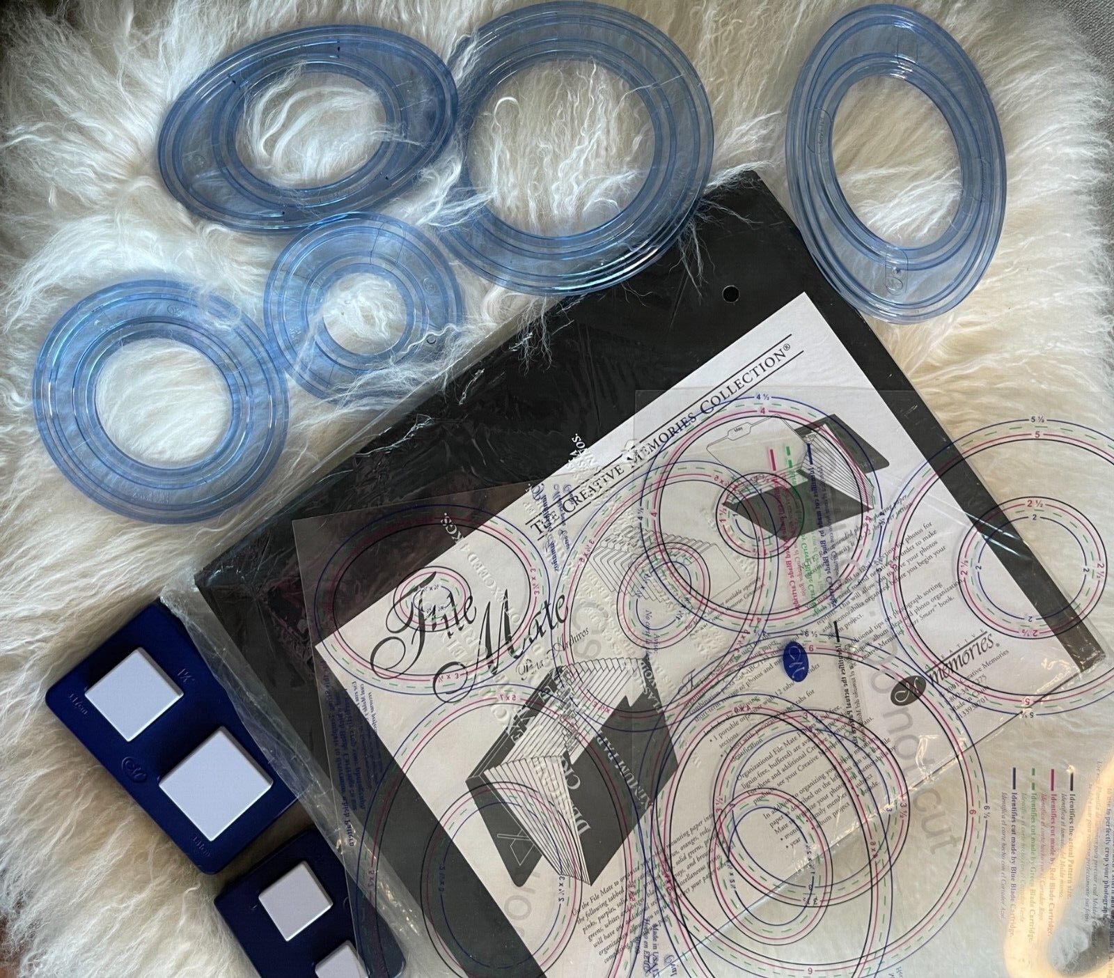 Creative Memories Lot Assortment Tote Stencils Power Layouts Organizer ...