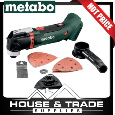 Metabo Cordless Multi-Tool 18v 18000rpm MT 18 LTX TOOL ONLY 613021890 ...