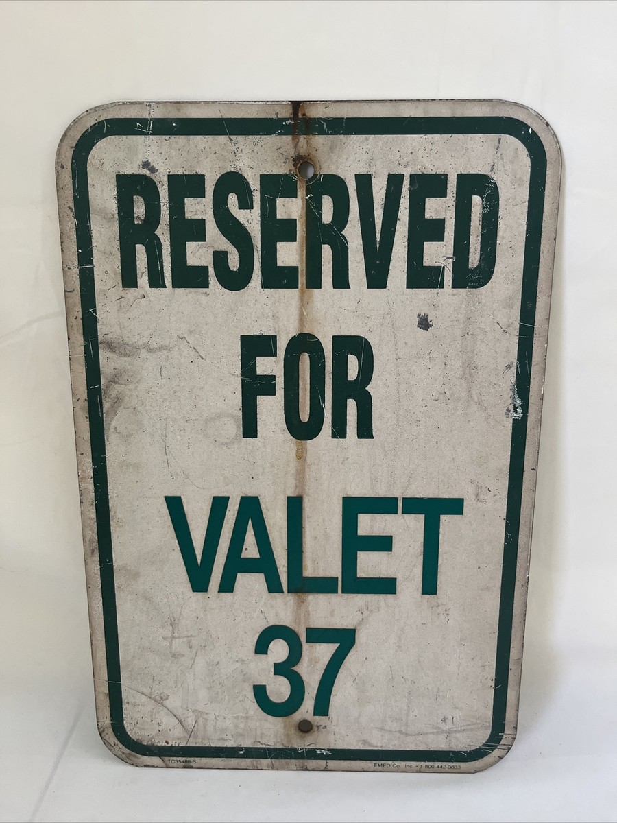 Vintage Reserved Sign