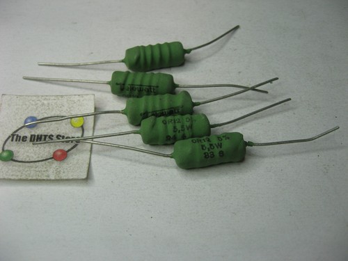 .12 Ohm 0R12 R12 5% 5.5W Wire-Wound Resistor Telewatt 0.12 - NOS Qty 5 ...