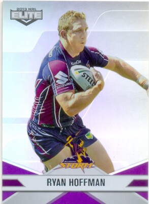 2013 NRL Elite Silver Parallel card P60 Ryan Hoffman - Melbourne Storm ...