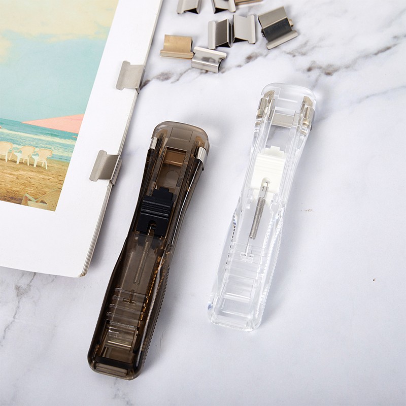 Hand Paper Clipper Metal Stapler Paper Clips For Document Binding ...