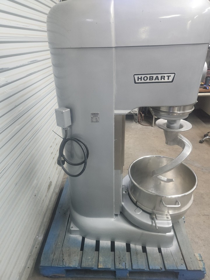 Hobart M802 80qt Mixer with Bowl, Hook (VIDEO INSIDE) 3ph 230V 3HP ...