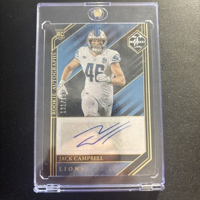 2023 Panini Limited Jack Campbell Rookie Autograph RC #131/199 ...