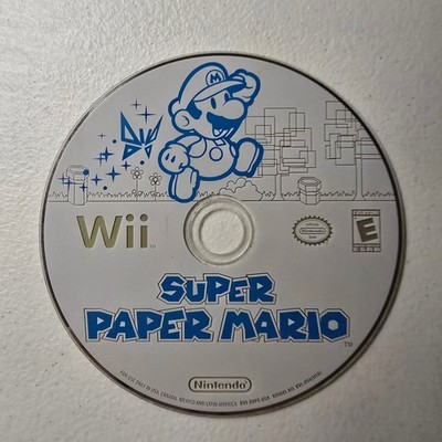 Super Paper Mario Wii Video Game Multiplayer Adventure | eBay