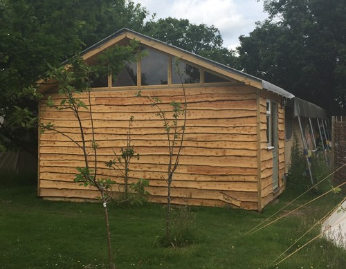 English Larch Waney Edge Cladding - Sheds barns & fences - Per Sq.m inc ...
