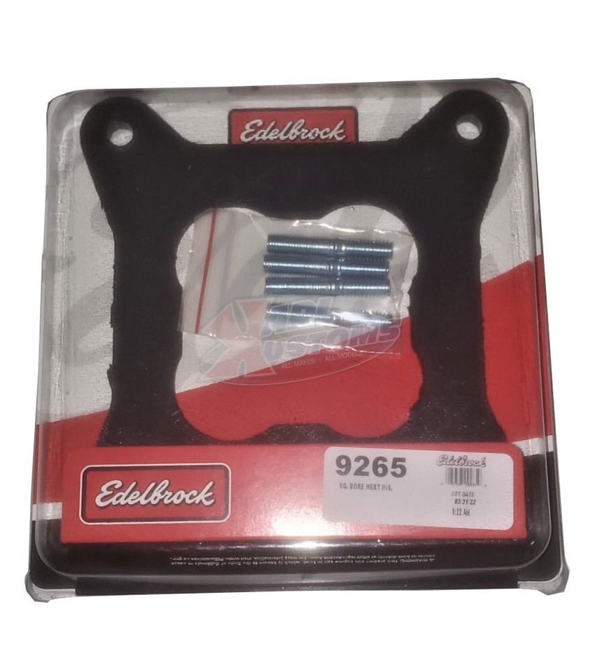 Edelbrock 9265 Heat Insulator Carburetor Gasket Rubber Composite 4 ...