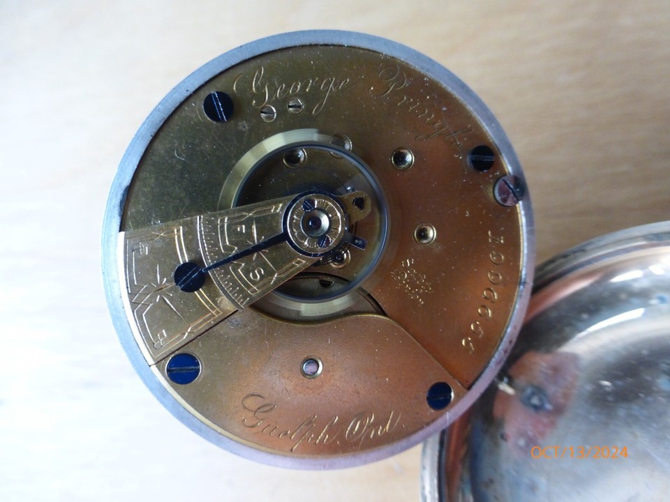 Private Label GEORGE PRINGLE Guelph Ont. ELGIN National GOLD Pocket ...