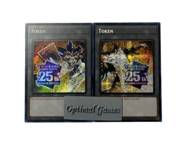 YUGIOH! 25th Anniversary Token Set : Yugi - MP24-EN051 And Kaiba-MP24 ...