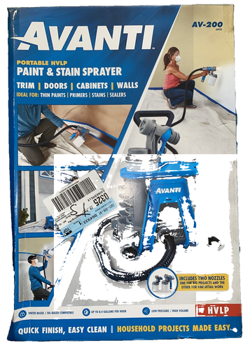 🌹 Avanti AV-200 Portable HVLP Paint & Stain Sprayer 94933 *NEW* | eBay