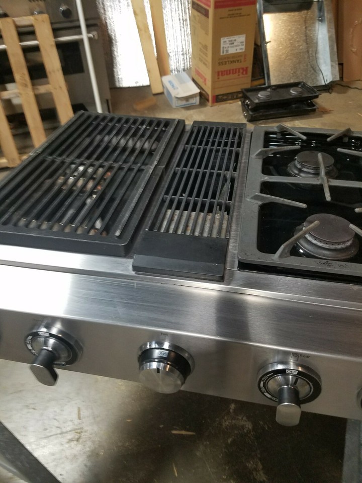 Jenn-Air 48” Gas Cooktop With Downdraft ($7,000 Retail Price) | eBay