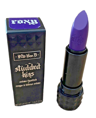 FULL SIZE NIB Kat Von D KVD Studded Kiss Creme Lipstick ROXY ...