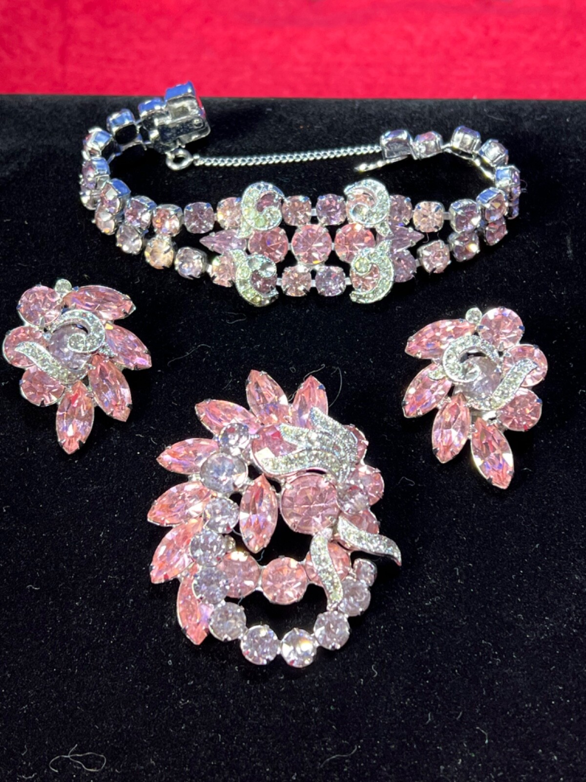 ‼️W😮W‼️ *EISENBERG ICE BRACELET* WITH EISENBERG BROOCH & EARRINGS PP-36 ...