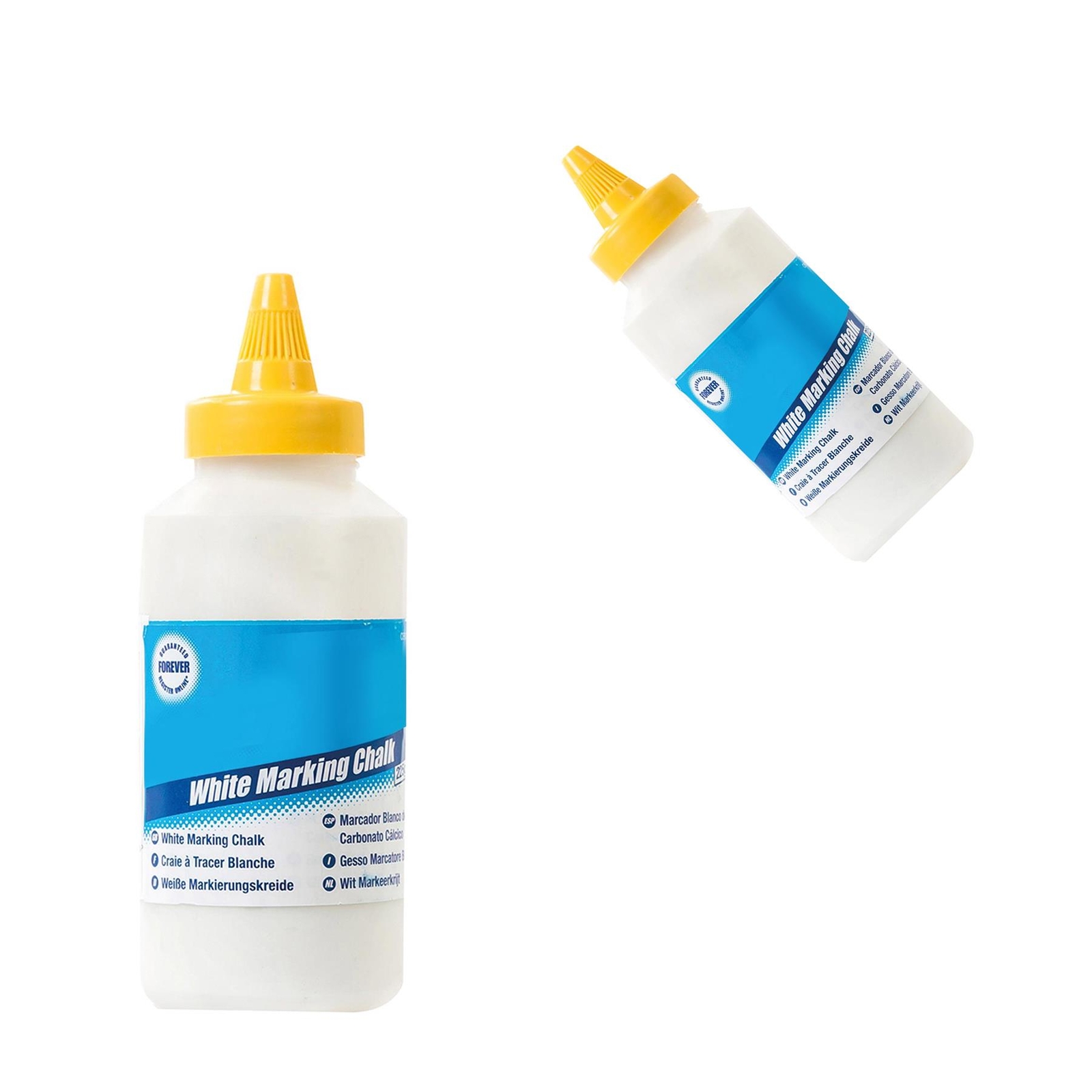 White Marking Chalk 250g Micro-Fine Chalk Powder In Squeezy Bottle ...