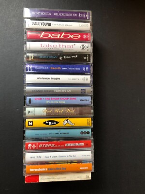 1990's Cassette Tape Singles Bundle / Job Lot x 16 Take That, Westlife ...