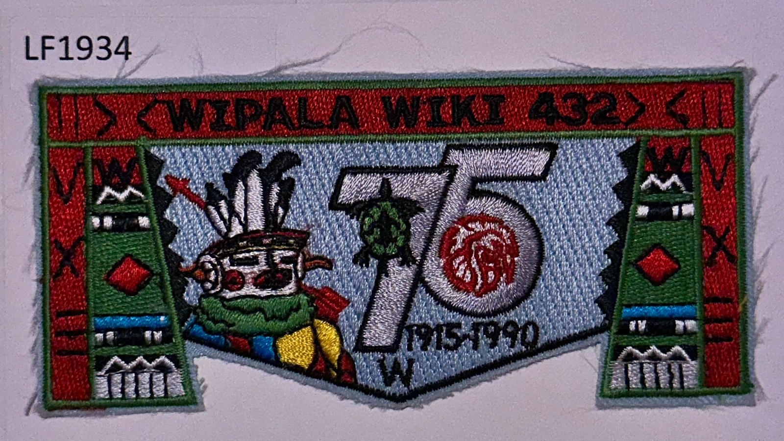 Boy Scout OA Flap Wipala Wiki Lodge 75th Anniversary of the OA | eBay