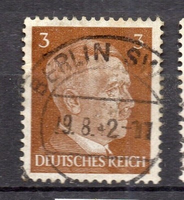 Germany 1941 Hitler Stamp Early Issue Fine Used 3pf. NW-105102 | eBay