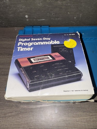 (GN) TESTED! RADIO SHACK MICRONTA 63-889 SEVEN DAY PROGRAMMABLE TIMER ...