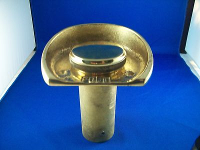 Polished Brass Fuel cap with flange | eBay