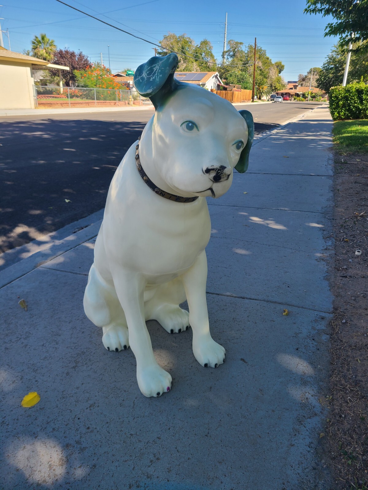 RCA Victor Nipper Dog molded Statue 36" | eBay