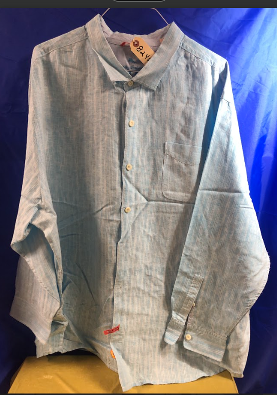 Men's Tommy Bahama "Relax" Blue Long Sleeve Shirt Size 4XB | eBay