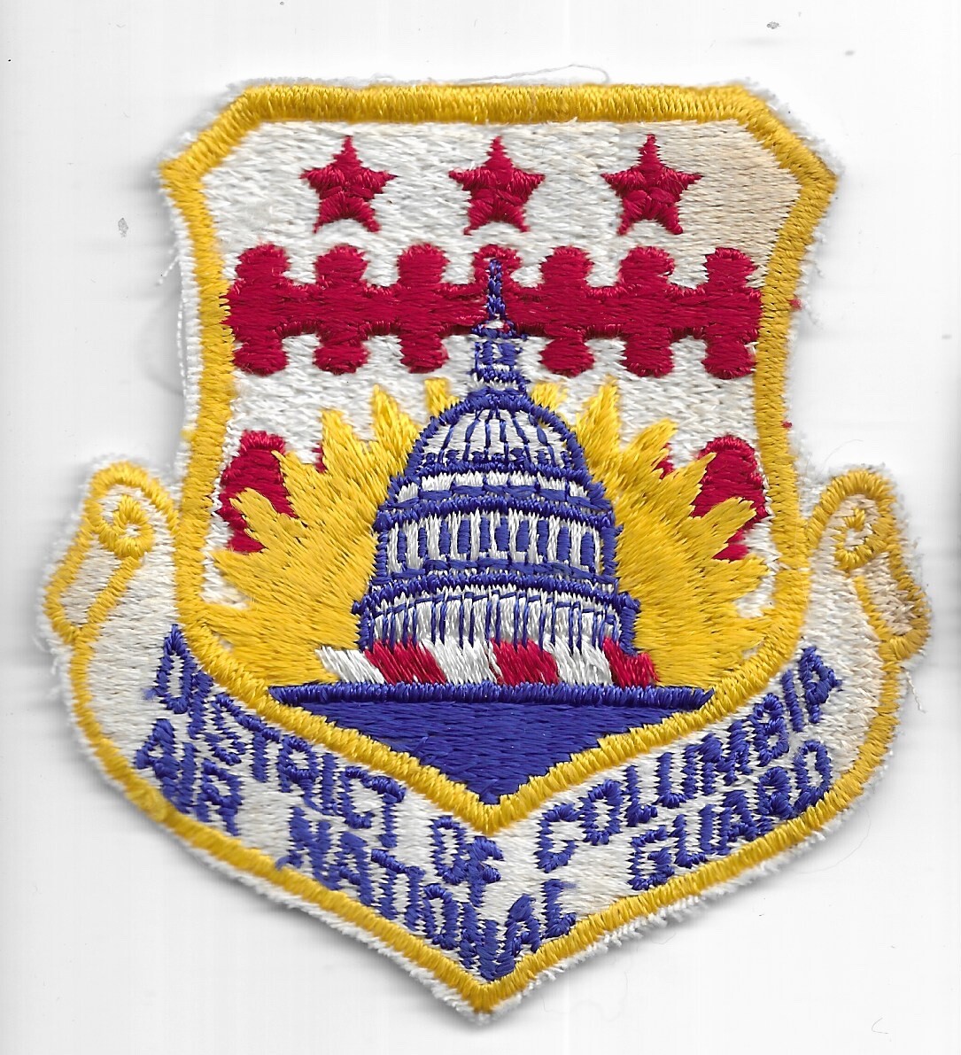 USAF PATCH DISTRICT OF COLUMBIA AIR NATIONAL GUARD US AIR FORCE ...