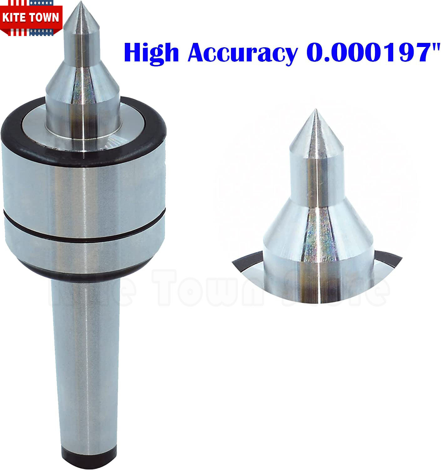 3MT MT3 Accuracy 0.000197'' Bearing Long Spindle Turning Revolving Live ...