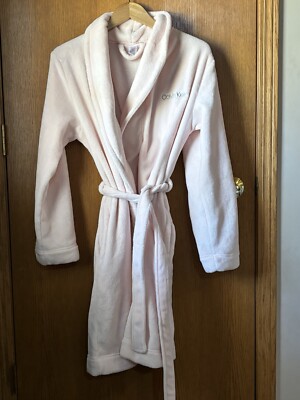 Calvin Klein Pink Bath Robe XS/S Sleepwear Cozy | eBay
