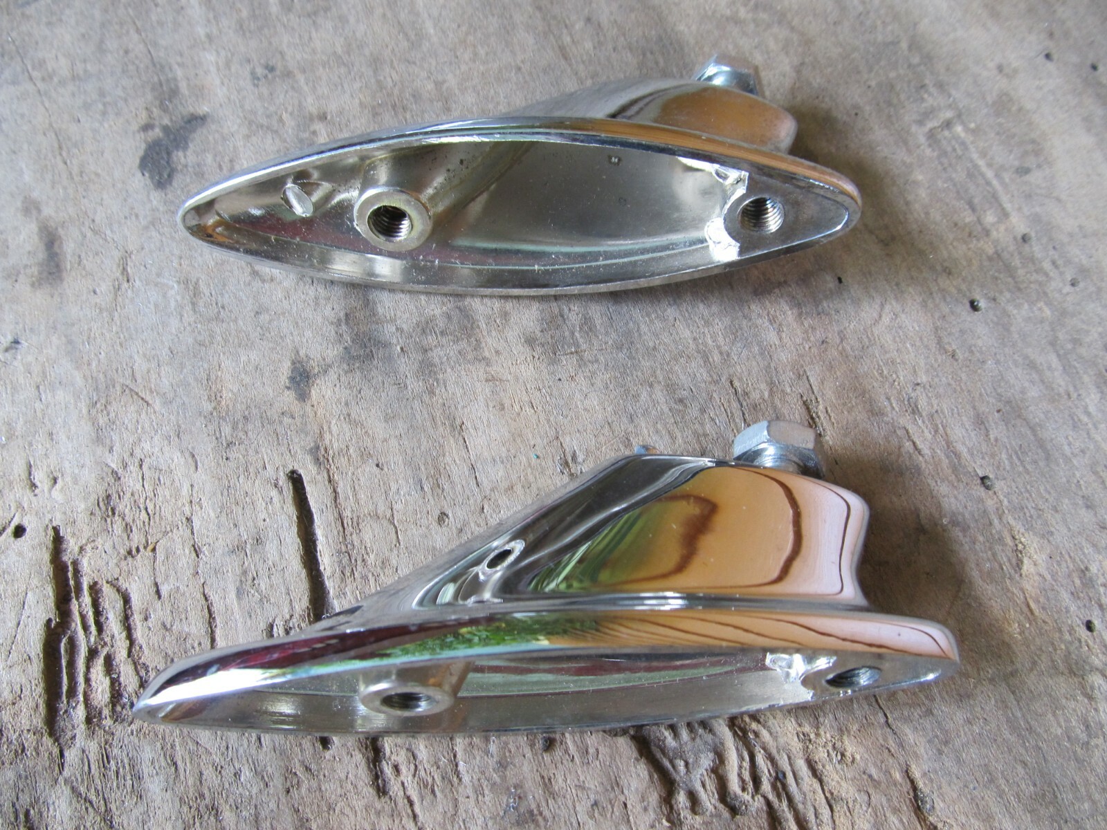 NEW TEX ? Bullet Style MIRROR BASES MADE IN ENGLAND Ford Shelby AC ...