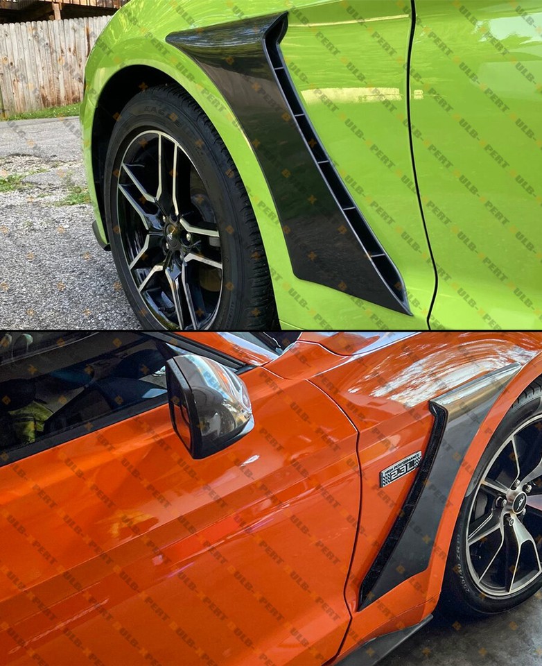 For 2015-2023 Ford Mustang GT350 Style Unpainted Front Side Fender Trim ...